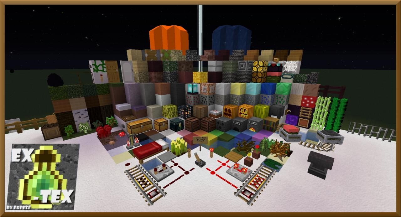 EX-TEX Texture Pack [128x] [1.5.2] Minecraft Texture Pack