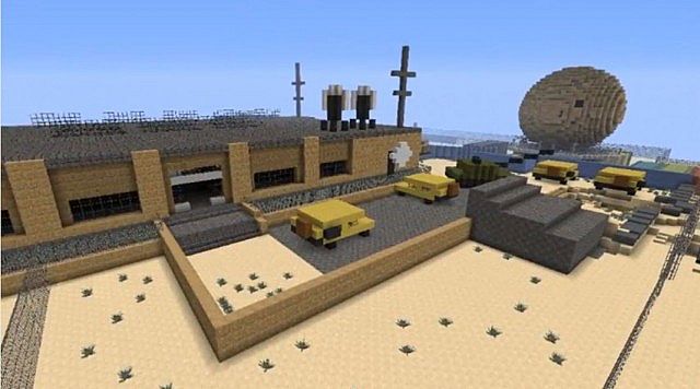 Dome (MW3) 1:1 reconstructed! Minecraft Map