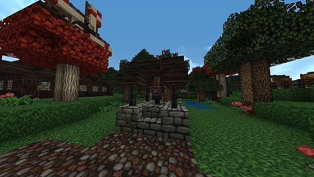 Small Medieval Farm Minecraft Map