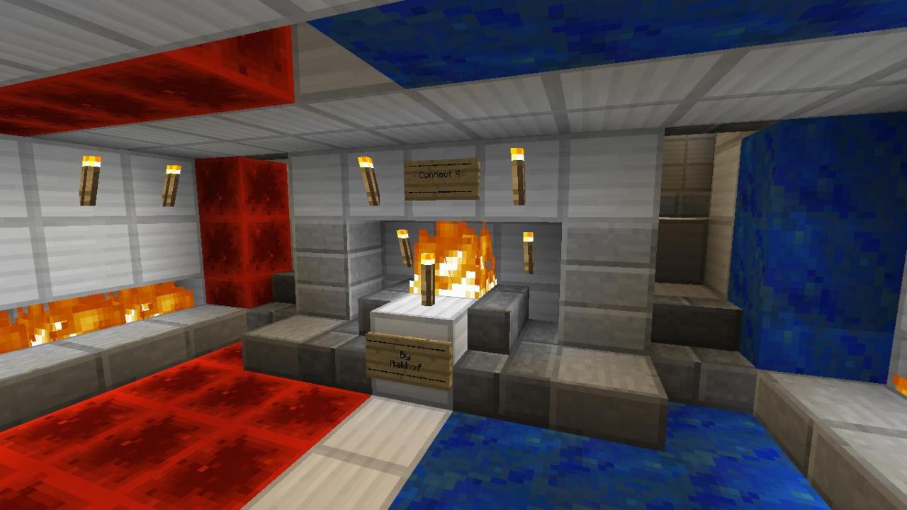 Connect 4 Minecraft Map