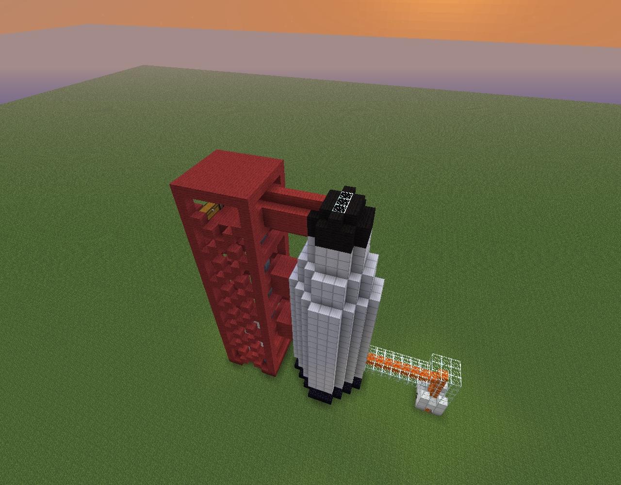 Orion Class Moon Rocket Minecraft Map