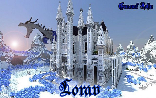 Lorav - A Skyrim Inspired build (400 sub special) Minecraft Map