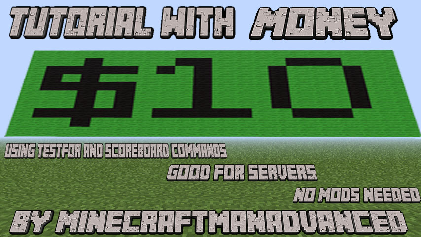tutorial with Money Minecraft Project