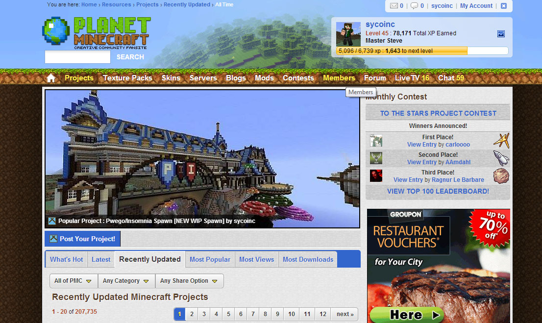 Pwego/Insomnia Spawn Minecraft Map