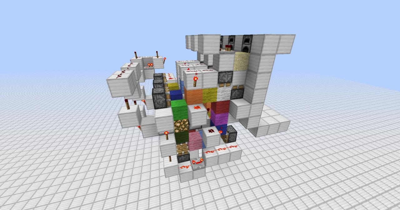 Stackable Color Combo Lock Minecraft Map