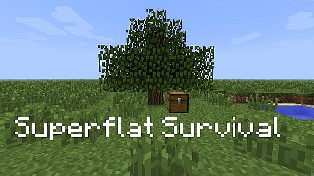 Superflat Survival Minecraft Map
