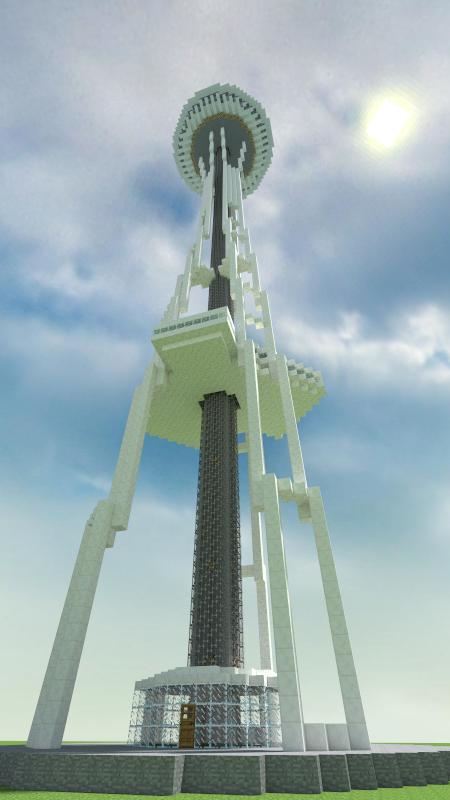 Space needle, seattle, USA Minecraft Map
