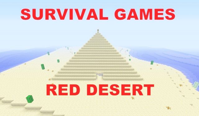 Minecraft Survival Games-Red Desert (PMC Competion entry) Minecraft Map