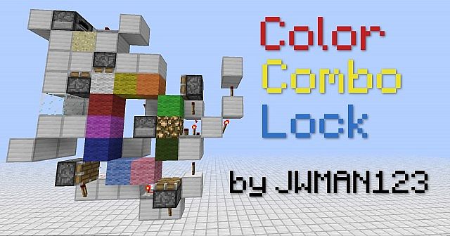 Stackable Color Combo Lock Minecraft Map