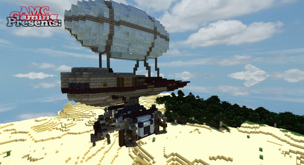 Ziex's AirShip - AMCgaming Build Off Minecraft Map