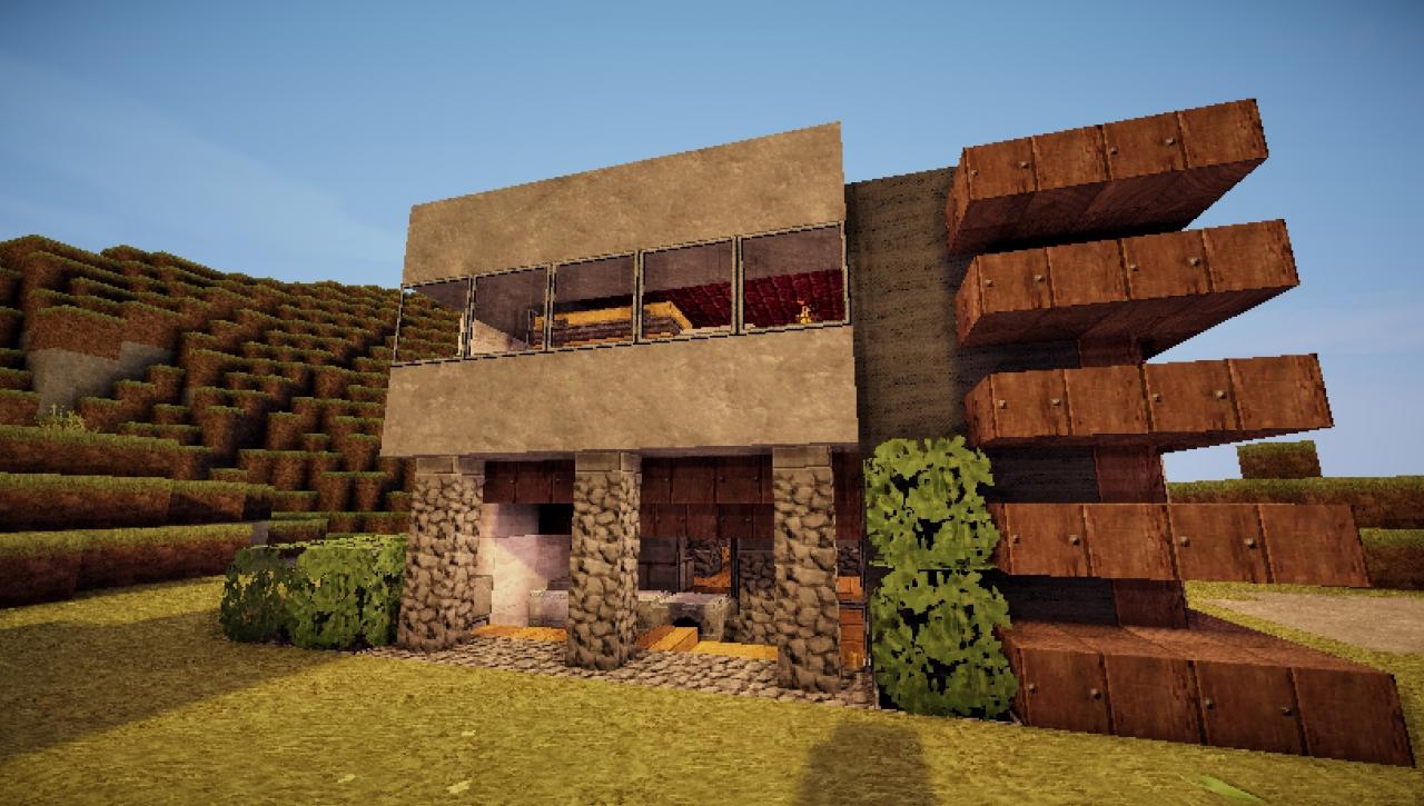 Pigonge's Contemporary Survival House 3 (10x10) Minecraft Map