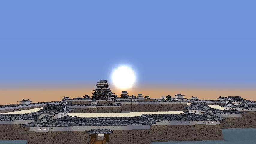 Japanese style Castle Minecraft Map