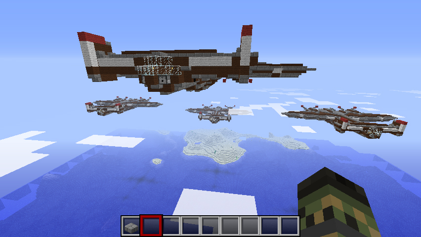 B-25 Mitchell Minecraft Map