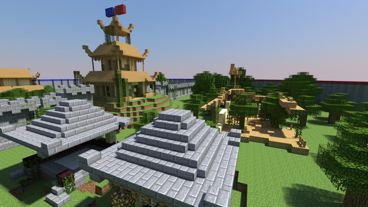 Paintball Map Asia Style Minecraft Map