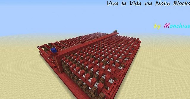 Viva la Vida via Note Blocks Minecraft Map