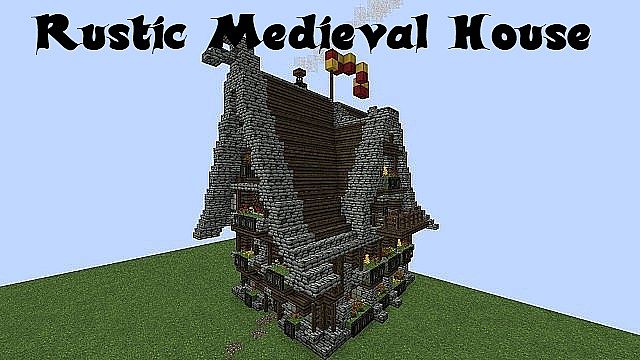 Rustic Medieval House Minecraft Map