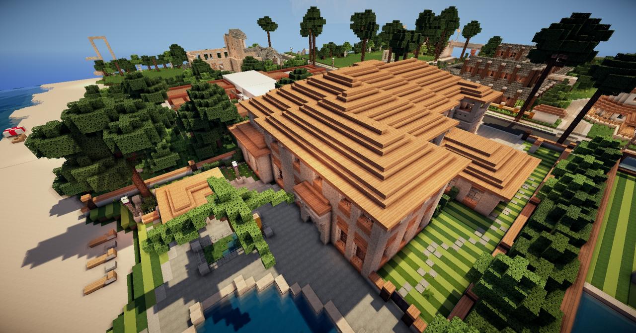 Spanish Style Mansion Minecraft Map
