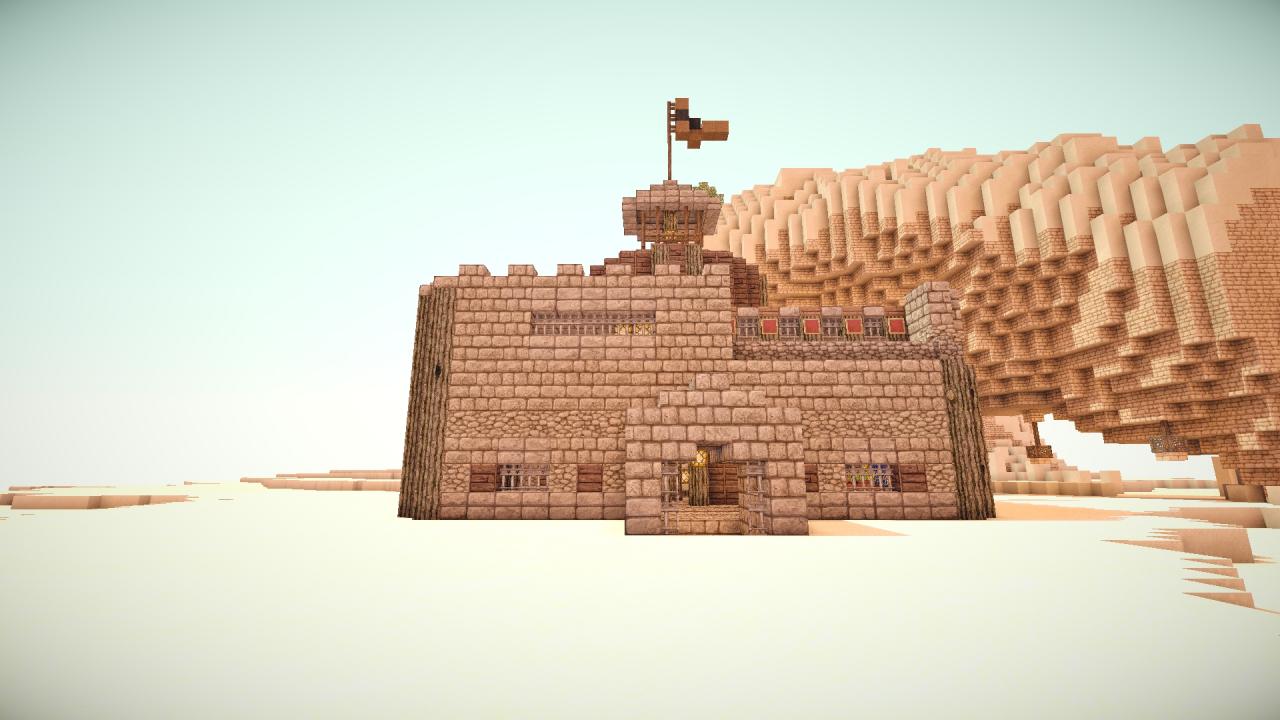 Fortified structure Minecraft Map
