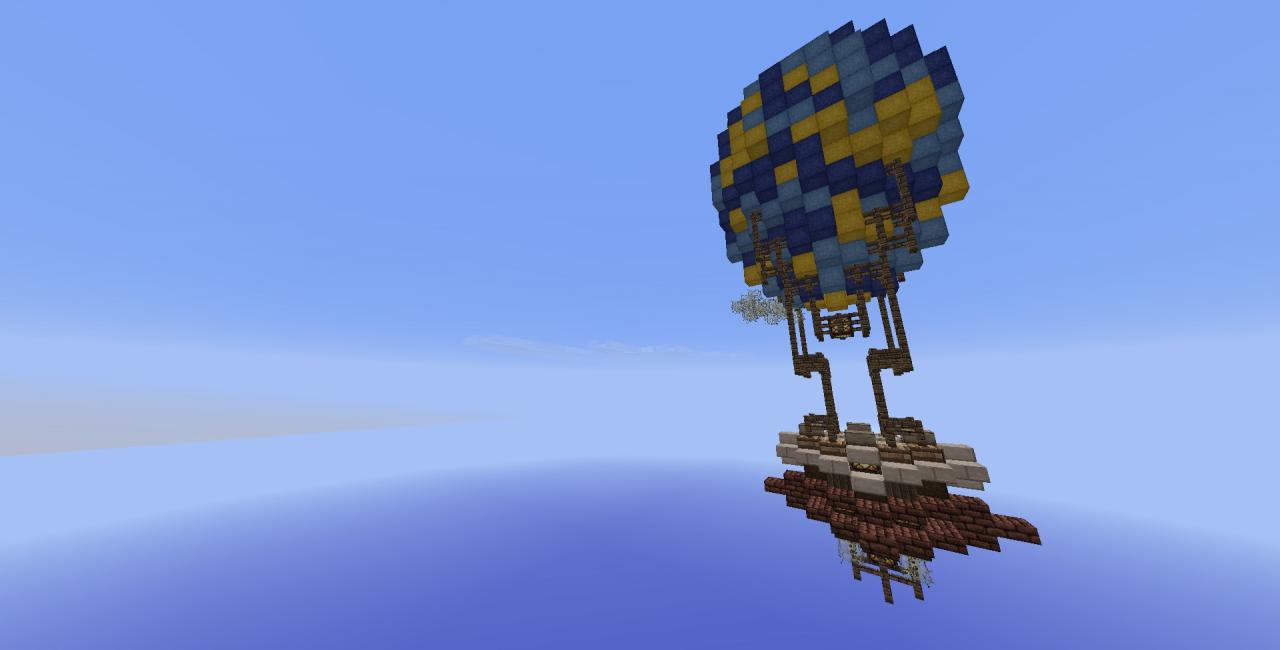 Minecraft Let's Build: Hot Air Balloon Minecraft Map