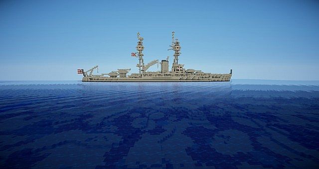 USS Nevada [BB-36] Minecraft Map
