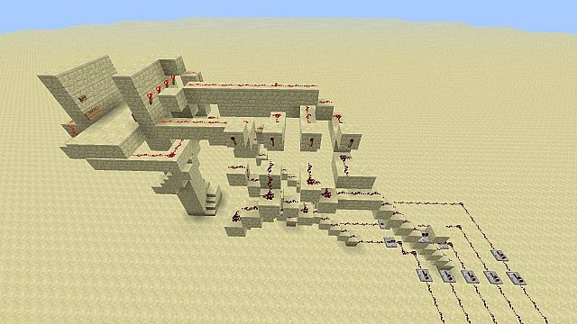 Redstone 16x16 pixel display with 3 images Minecraft Map