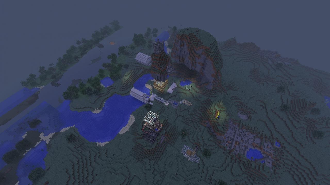 My random world (Castle part) Minecraft Map
