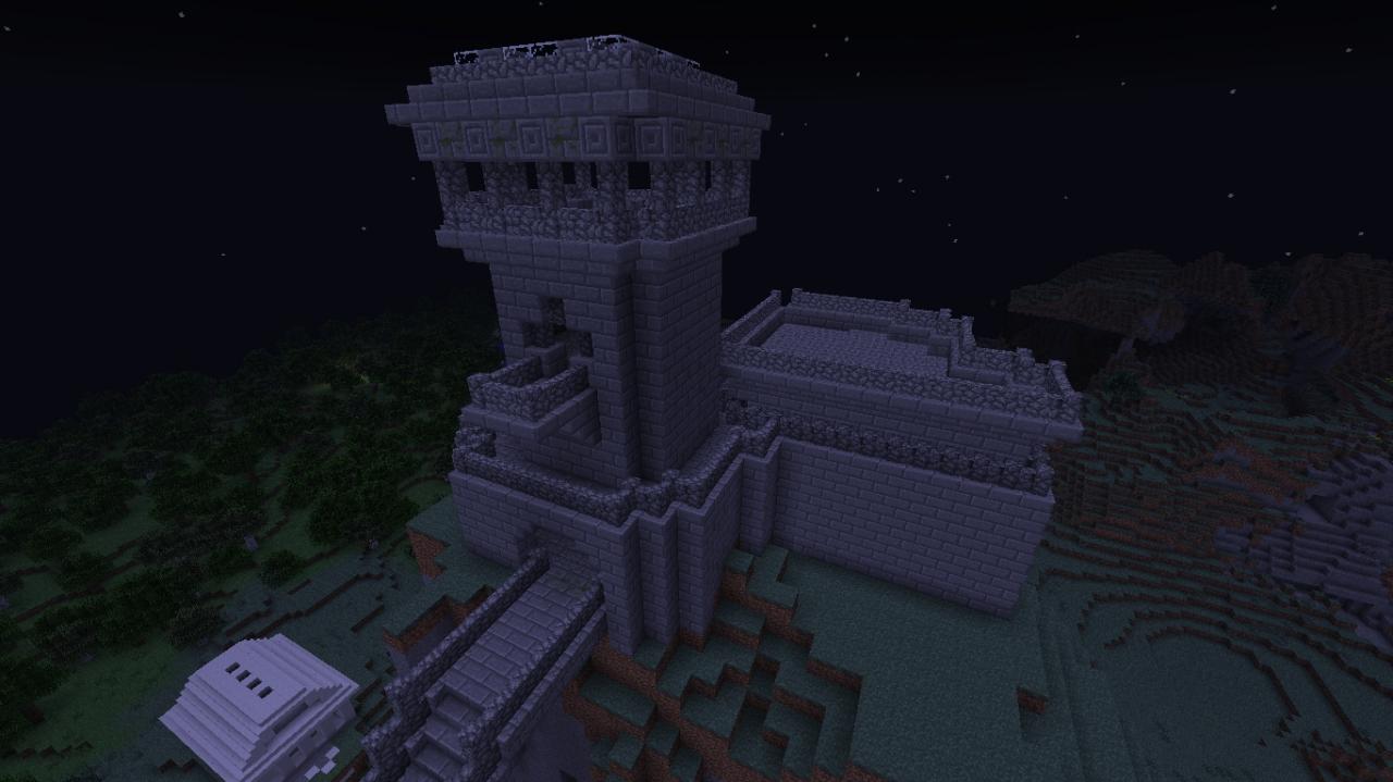 My random world (Castle part) Minecraft Map