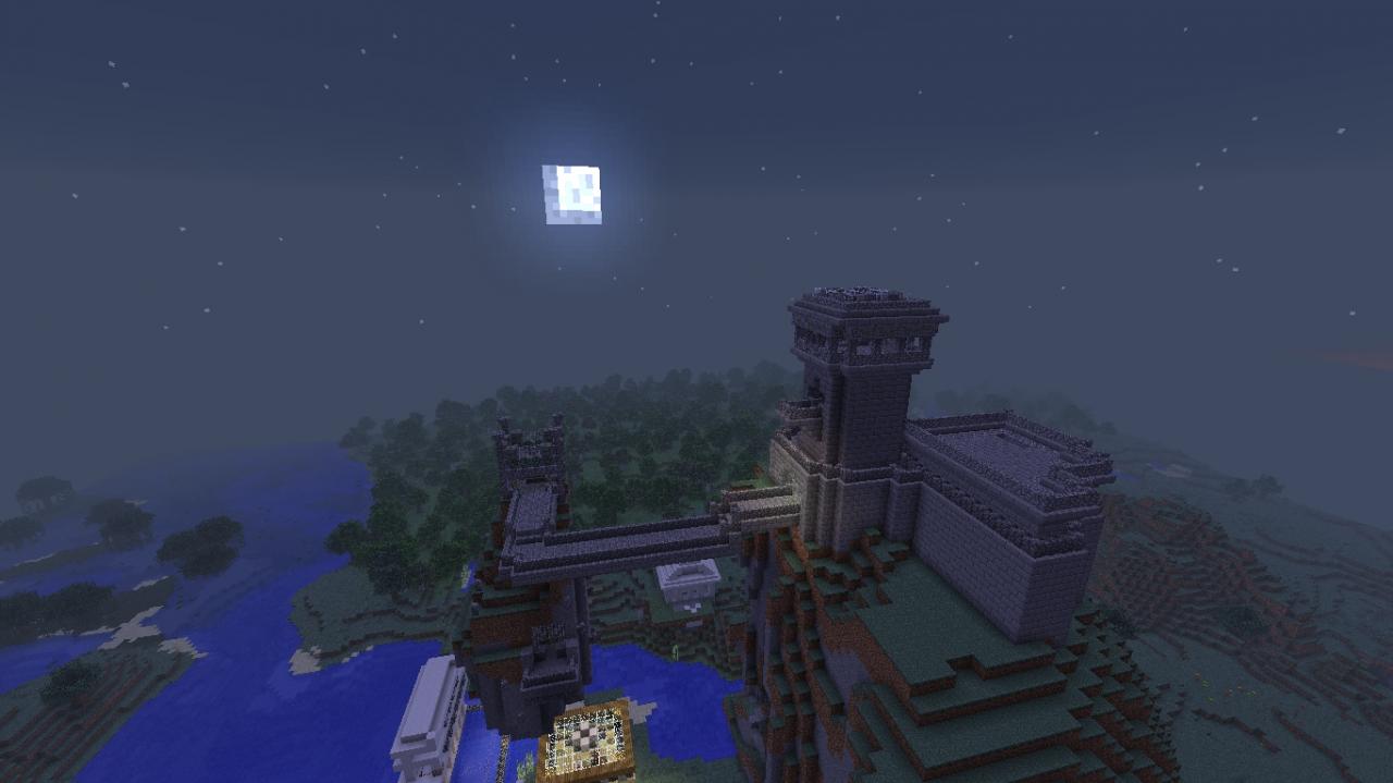 My random world (Castle part) Minecraft Map