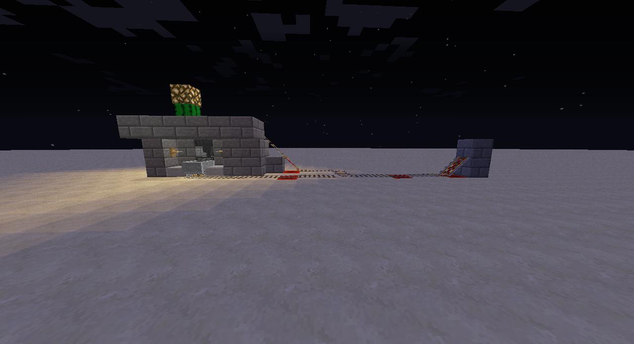 100 Automatic Minecart Station [vertical Design] Minecraft Map