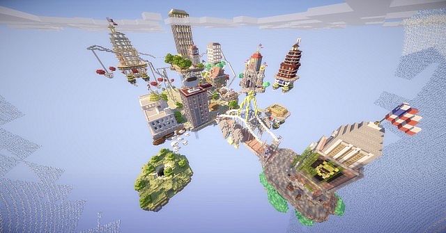 In The Clouds Minecraft Map