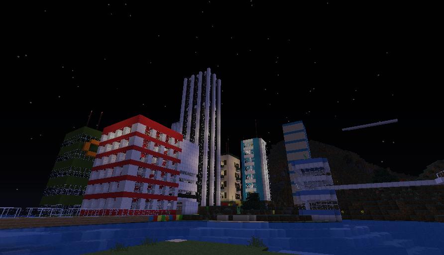 Downtown Skyline Minecraft Map