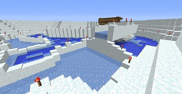 Ice Lake (MarioKart Racing Map) Minecraft Map