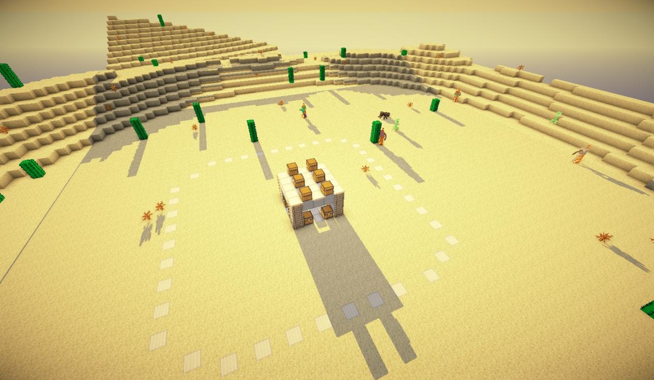 Minecraft Survival Games-Red Desert (PMC Competion entry) Minecraft Map