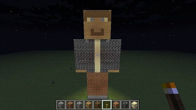 how to make a statue Minecraft Map