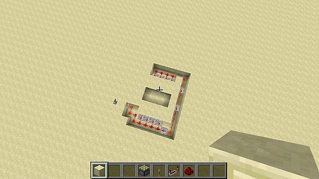 redstone trap (showing redstone) Minecraft Map