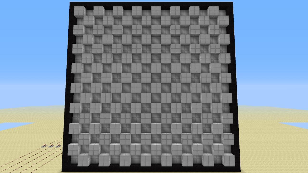 Redstone 16x16 pixel display with 3 images Minecraft Map