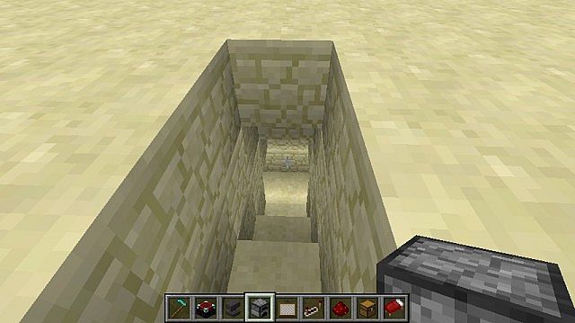 redstone secret base + redstone trap Minecraft Map