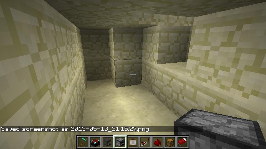 redstone secret base + redstone trap Minecraft Map