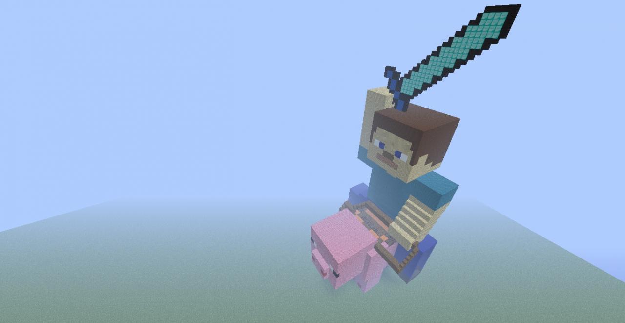 Steve The Pig Racer Minecraft Map