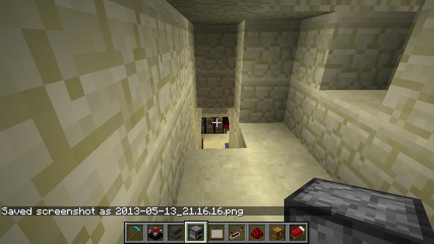 redstone secret base + redstone trap Minecraft Map