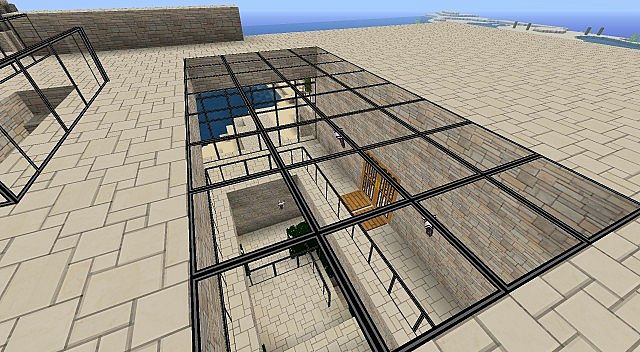 Modern Beachfront House Minecraft Map