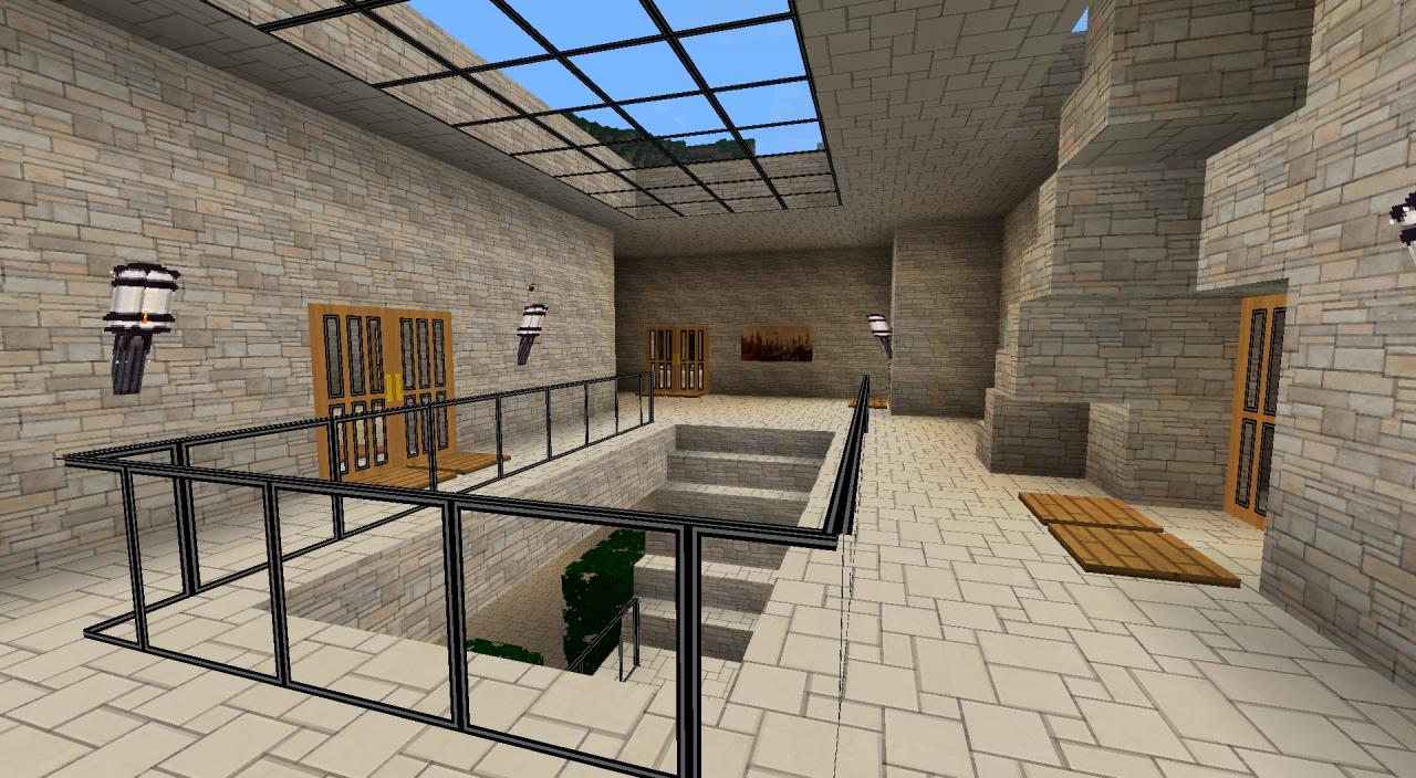 Modern Beachfront House Minecraft Map