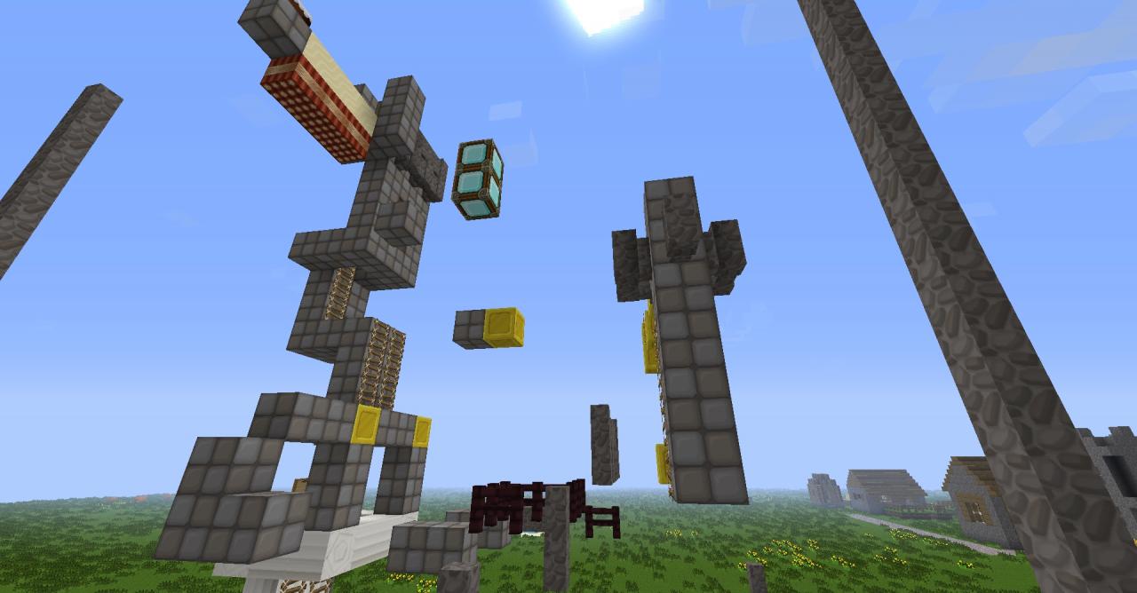Pillar Parkour By DjDog7 Minecraft Map
