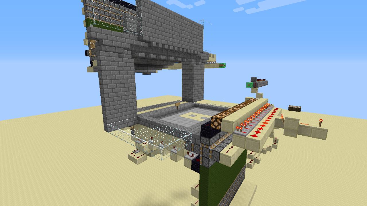 Cool Castle Gate Minecraft Map
