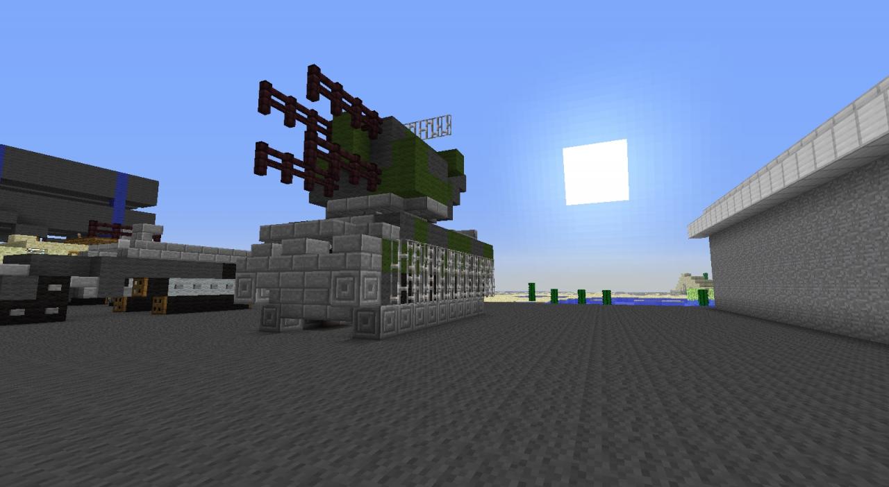 Gepard A1 Flak tank Minecraft Map