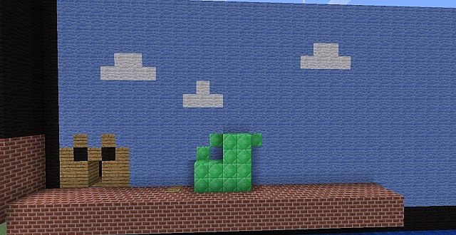 Minecraft games: Super Mario Bros Minecraft Map
