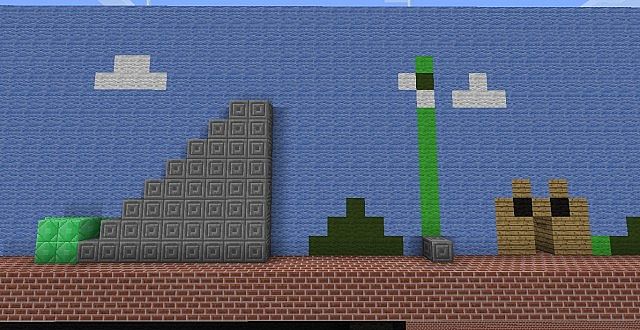 Minecraft games: Super Mario Bros Minecraft Map