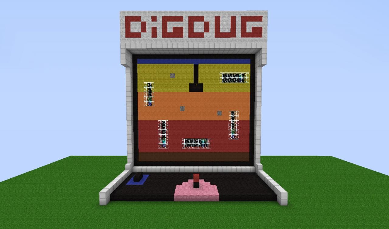 DIG-DUG in Minecraft Minecraft Map