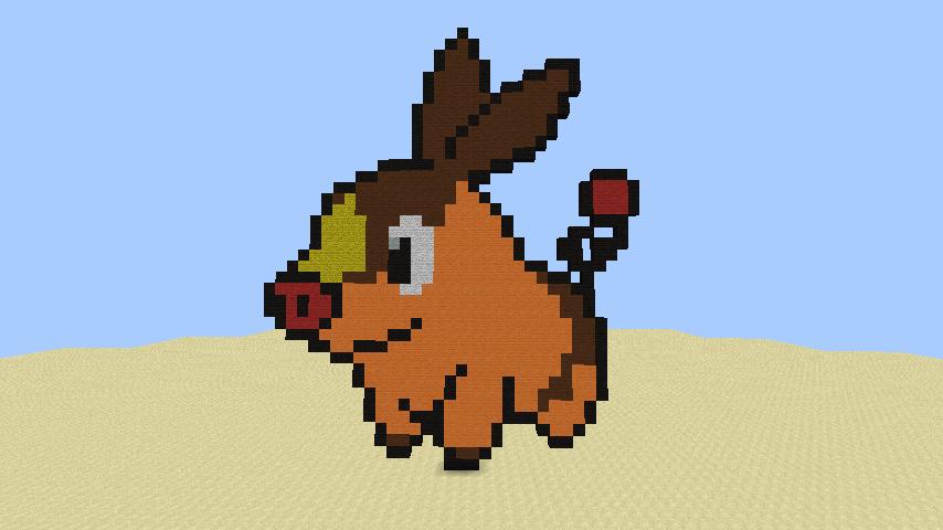 Mechanical Tepig, with moves! Minecraft Map