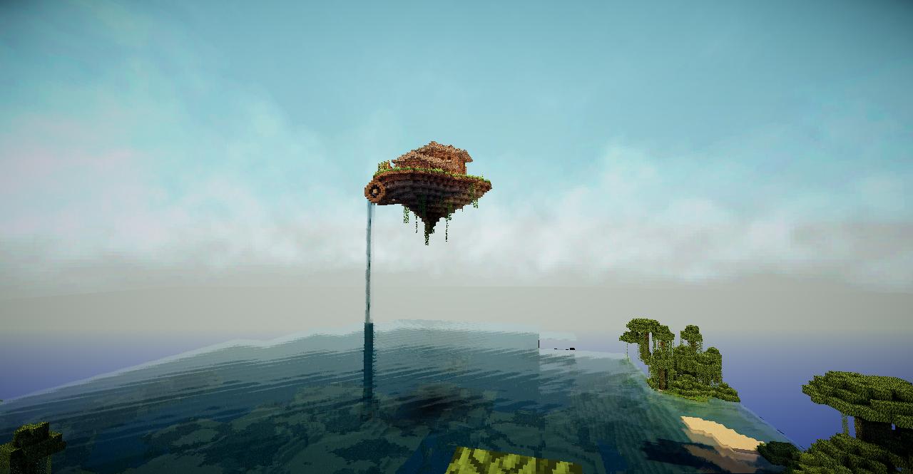 Flying island Minecraft Map